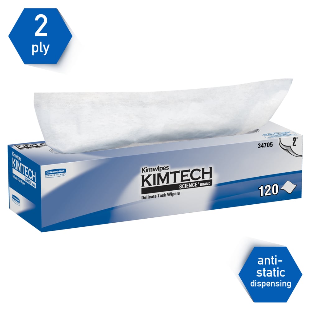 Wipe Kaydry 2-Ply 12inX12in Cs/15Pk Pk/120 (34705) - Myriad Industries