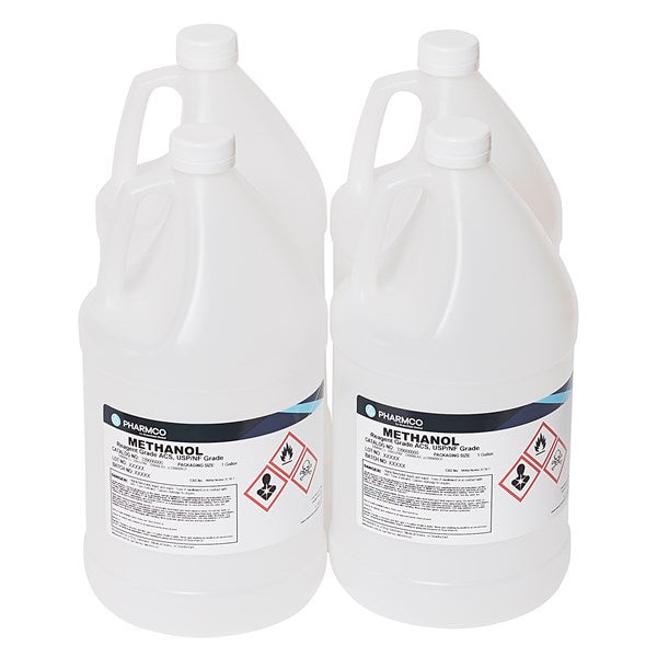 Methanol ACS Poly Bottle Cs/4x4L - Myriad Industries